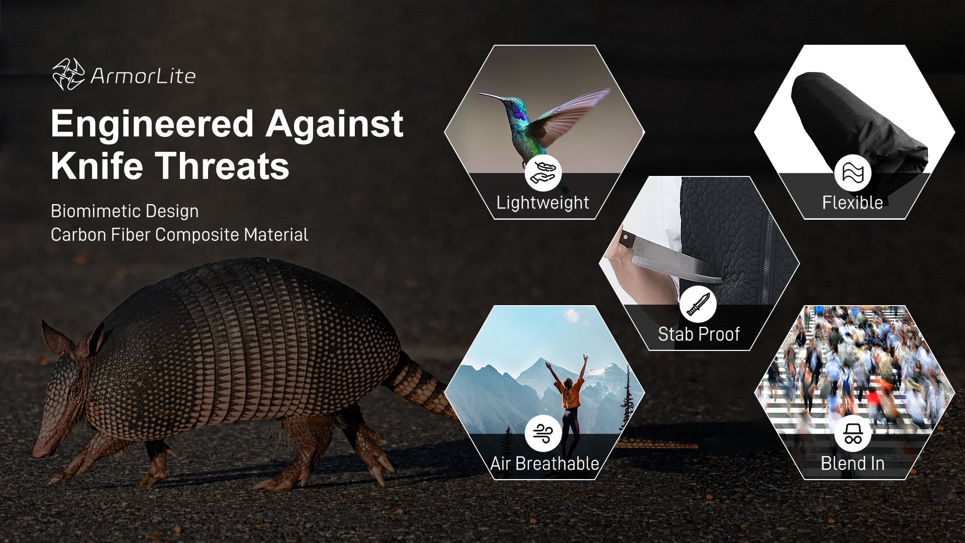 Flexible and lightweight stab proof body armor | ArmorLite